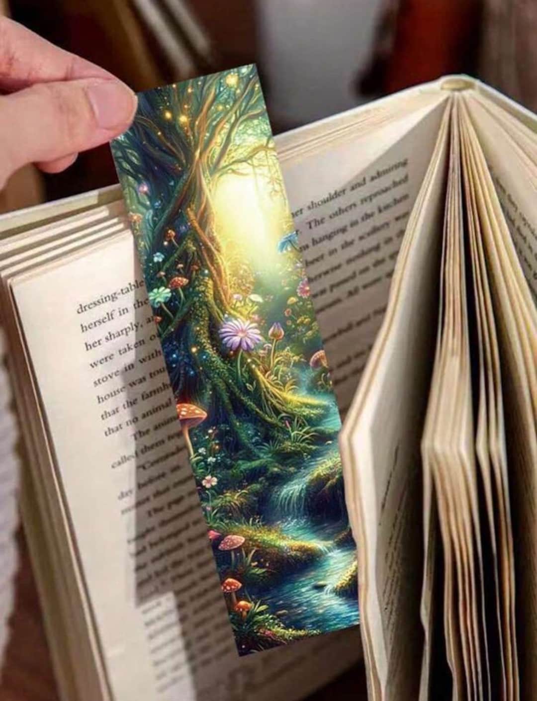 1pcs Random Pick Enchanted Fairy Book Mark Design Features an Enchanted ...