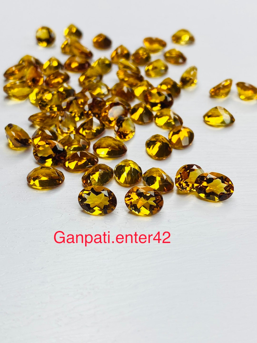 Madeira Citrine Faceted Oval Cut Loose Gemstone 4x3 Mm 5x4 Mm 6x4mm ...