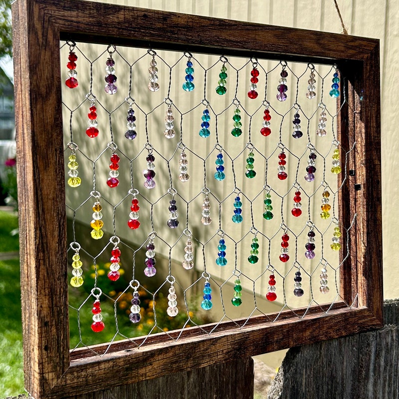 Chicken Wire Suncatcher - Etsy
