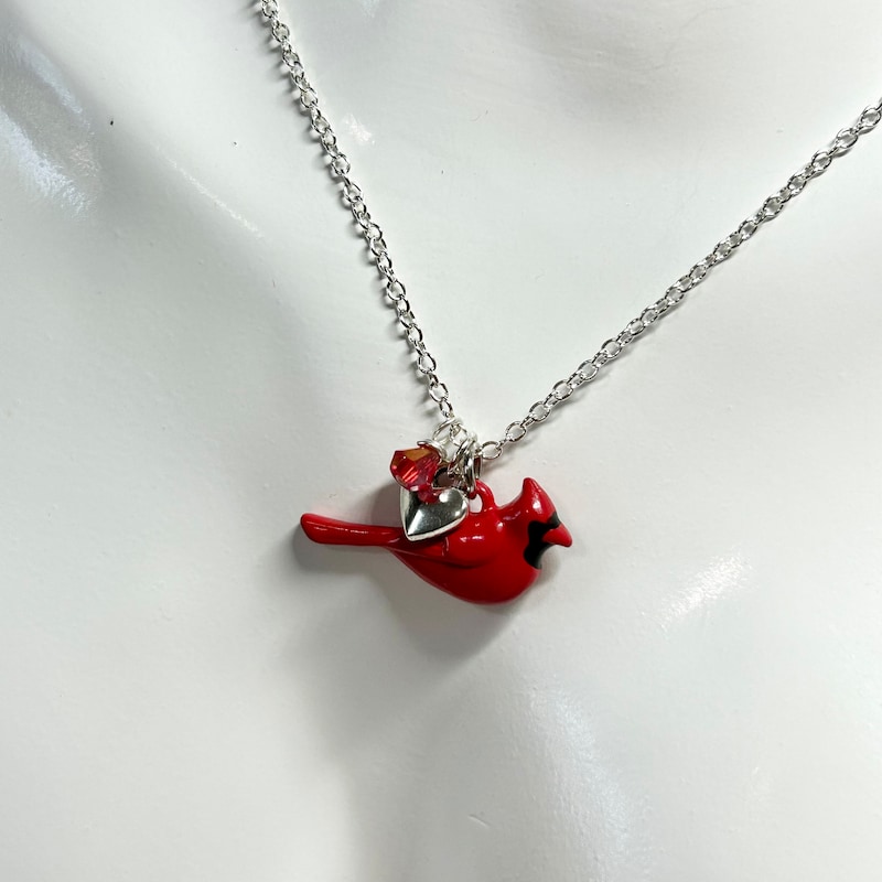 Red Cardinal Charms - Etsy