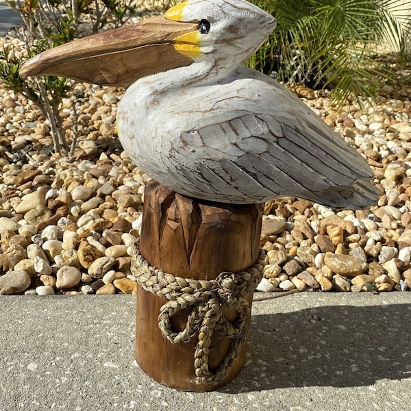 Wooden Pelican - Etsy