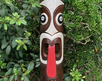Tiki Tongue Mask - Etsy