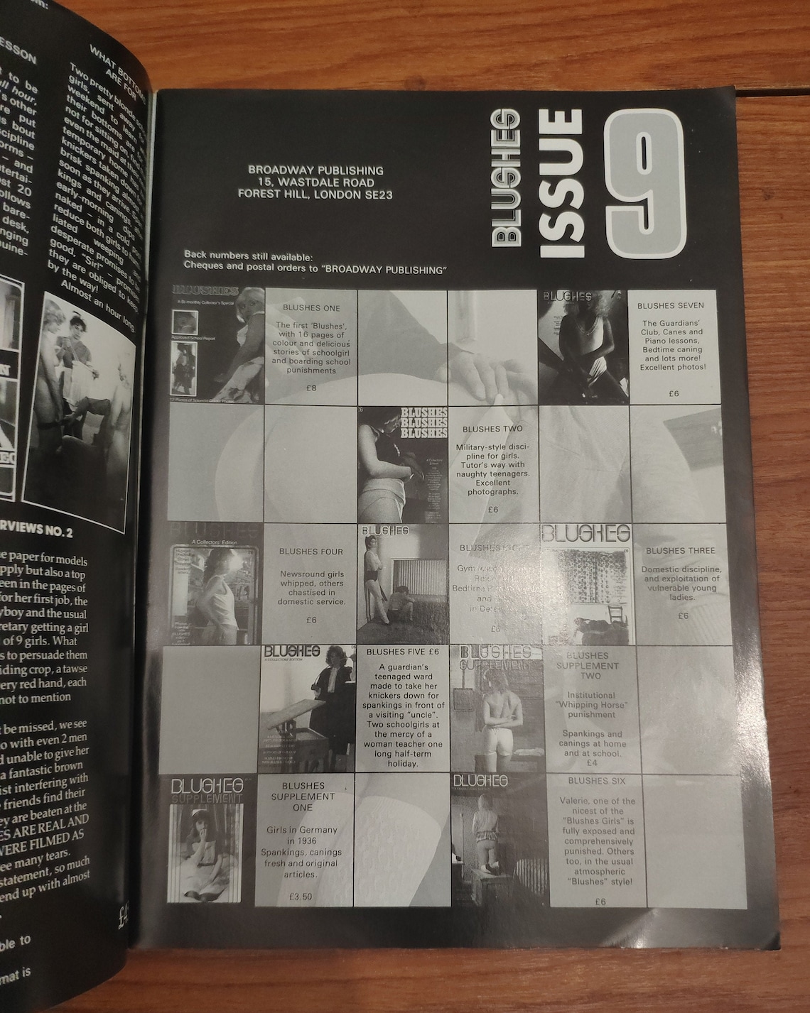 X Vintage Blushes magazine A Collectors Edition Issue 9 | Etsy