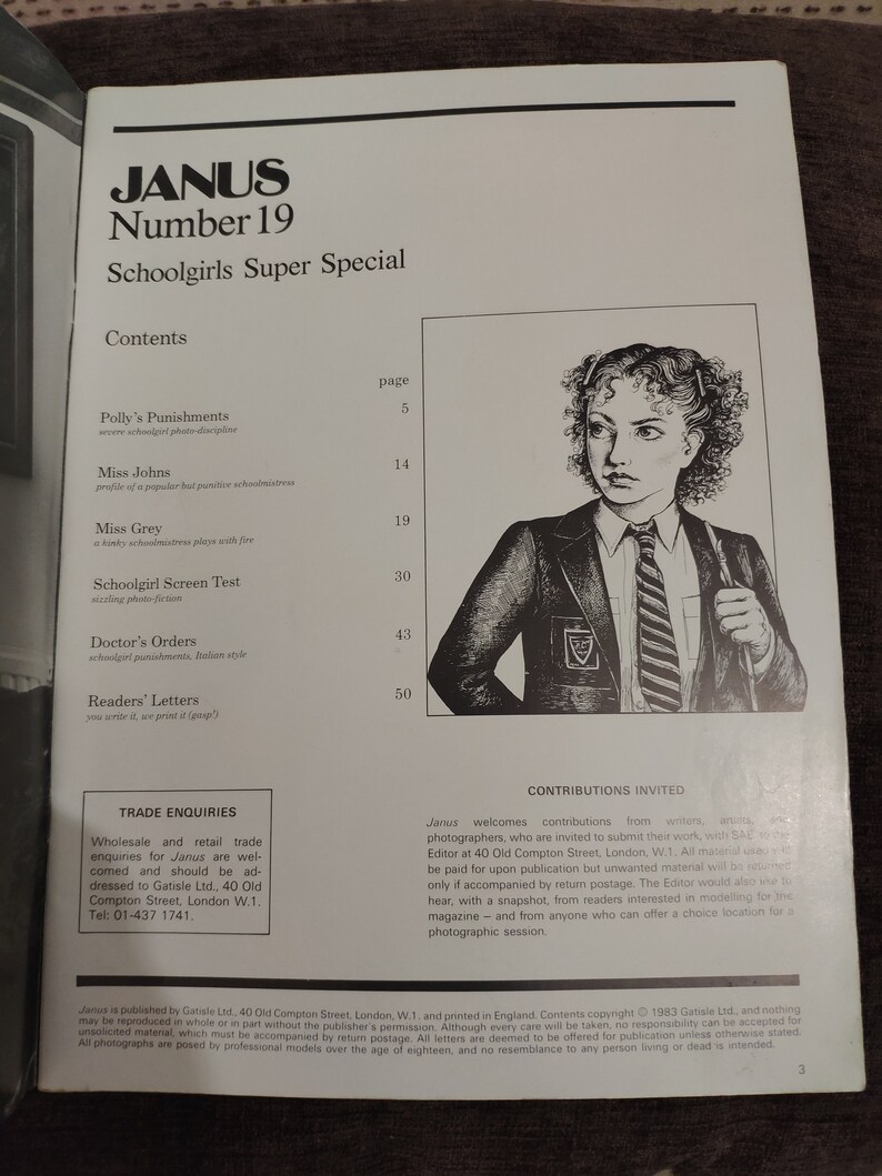 Vintage Janus Magazine Issue 19 | Etsy
