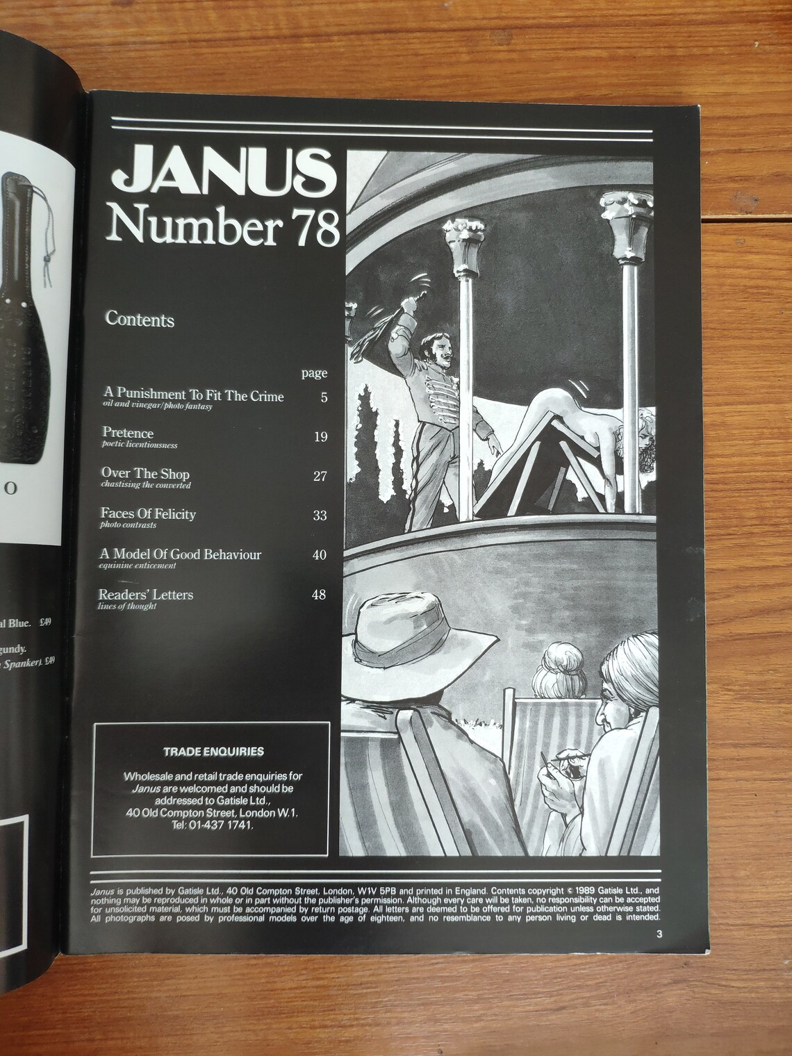 X Vintage Janus Magazine Issue 78 | Etsy
