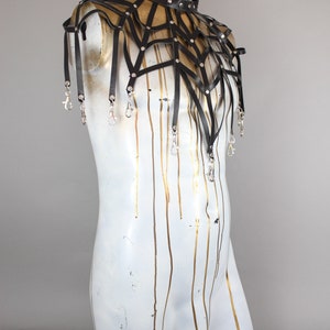 Leather Harness - Spider Web Harness - Handmade Chest Cage - BDSM ...