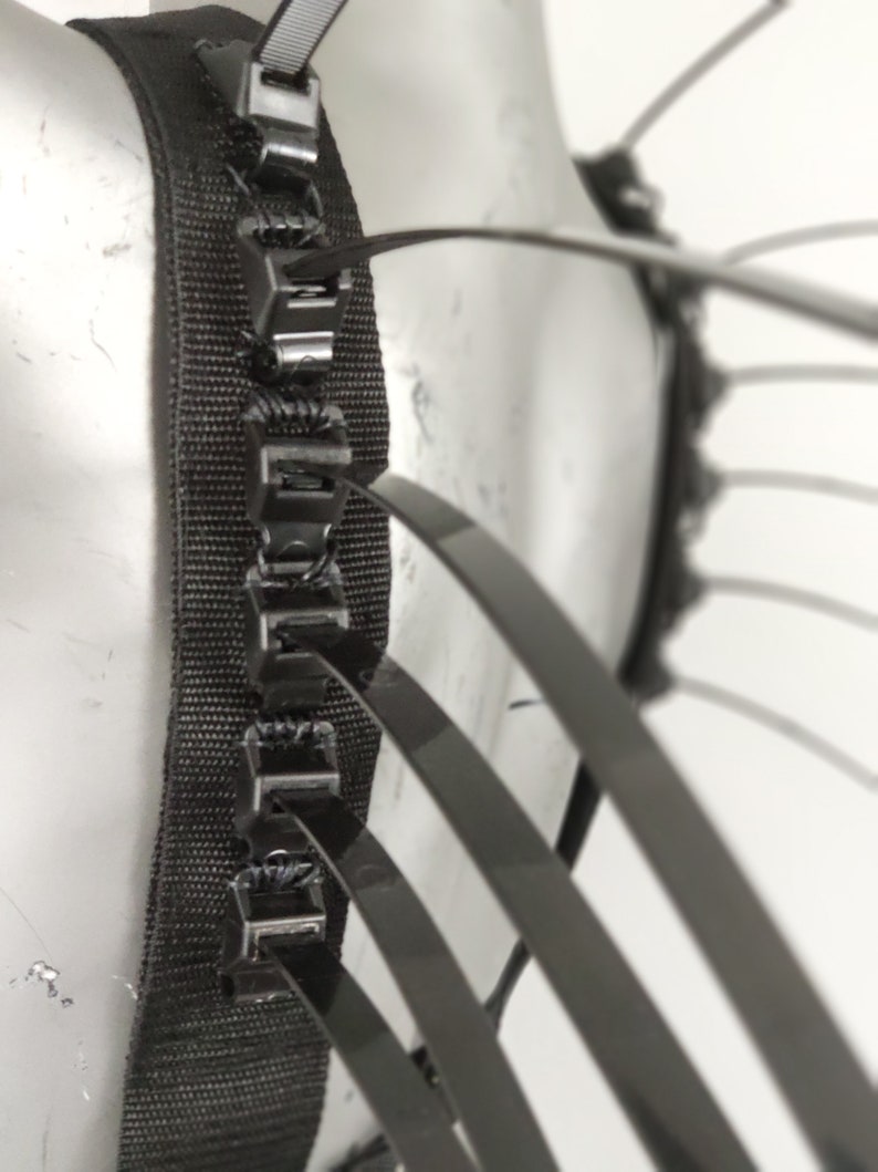 Black Strap Harness Winged Harness Cyberpunk Cage Bra Sexy Chest ...