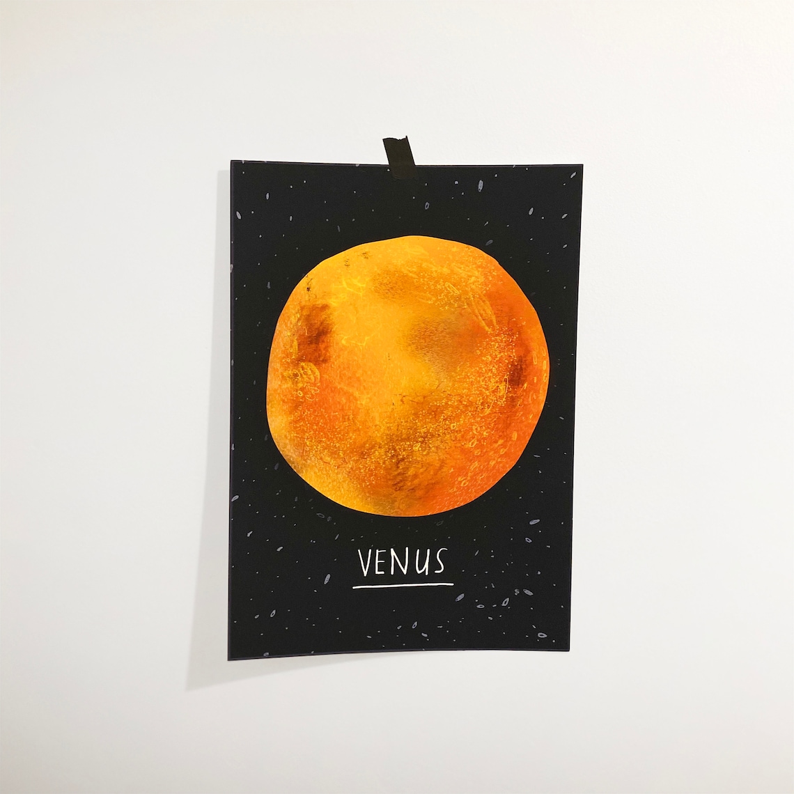 Planet Venus Digital Art Print A4/A5/A3 Wall Art Decor Wall - Etsy