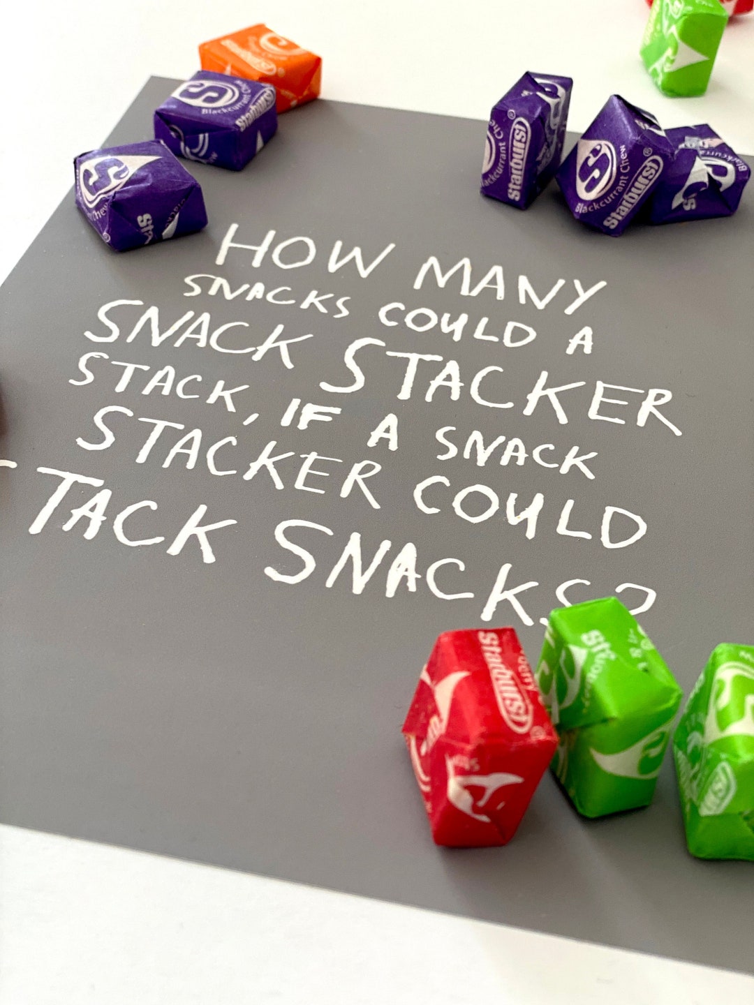 Snack Stacker Tongue Twister, A3/A4/A5, Tongue Twister Poster, Funny ...