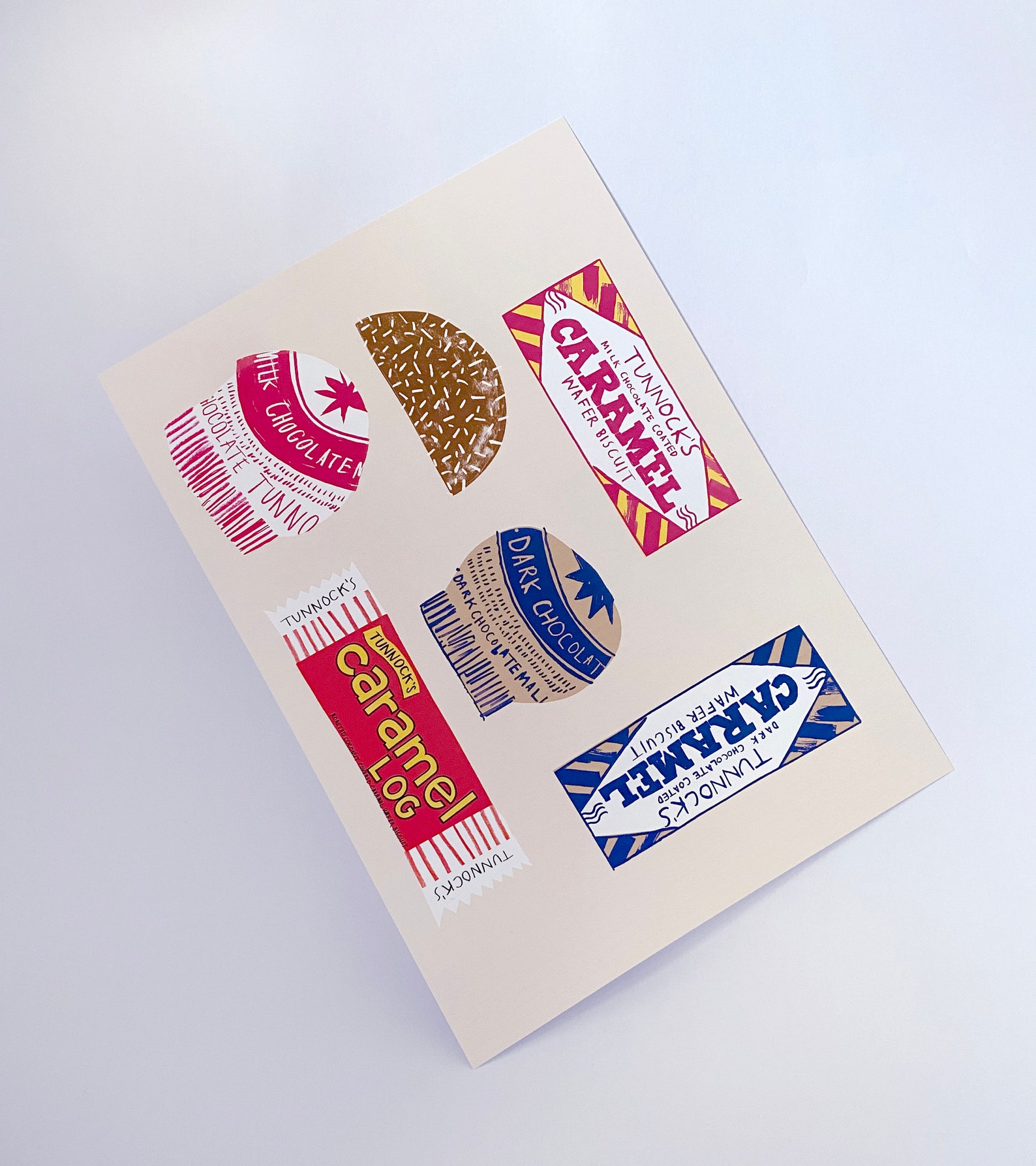Tunnocks Art Print Tunnocks Print Tunnocks Tea Cake - Etsy UK