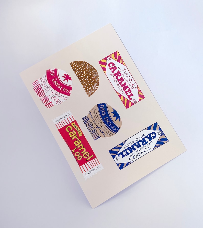 Tunnocks Art Print Tunnocks Print Tunnocks Tea Cake - Etsy UK