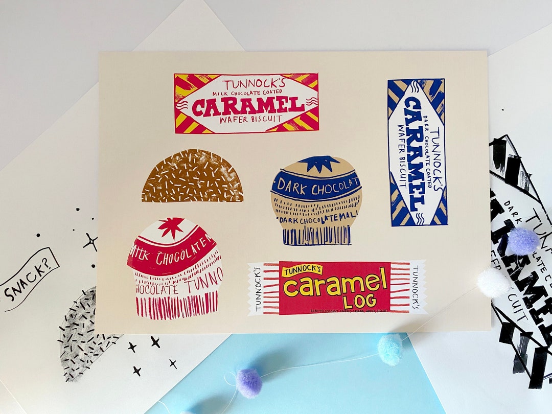 Tunnocks Art Print Tunnocks Print Tunnocks Tea Cake - Etsy UK