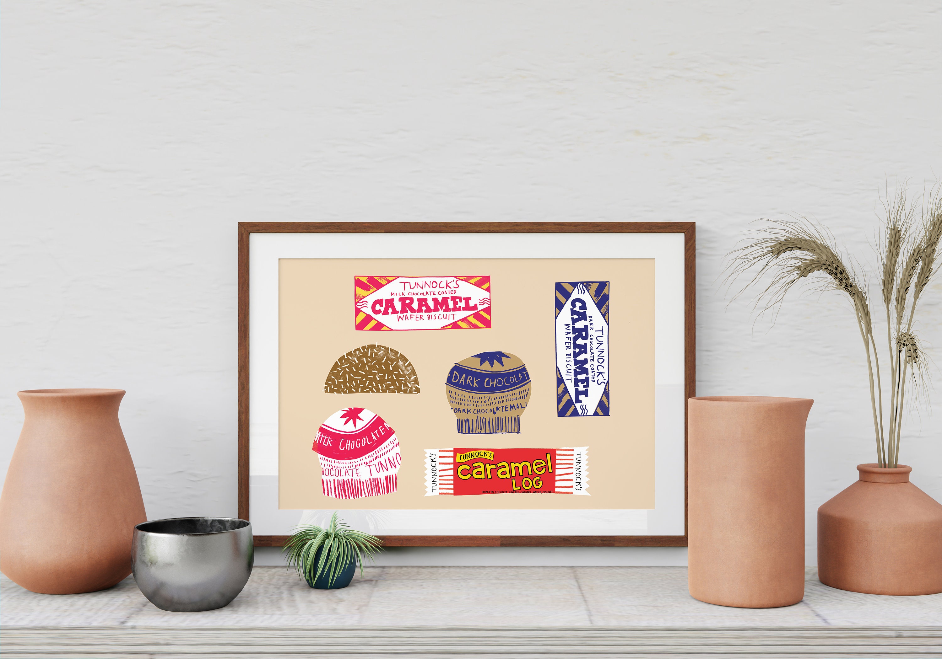 Tunnocks Art Print Tunnocks Print Tunnocks Tea Cake - Etsy UK