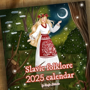 Slavic Calendar | Slavic Folklore | Calendar | 2025 | Wall Calendar - Etsy