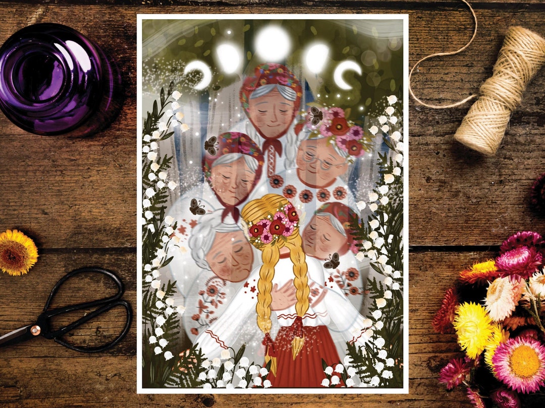 Ancestor's Hug Slavic Ancestry Slavic Folk Art Slavic Folklore Slavic ...