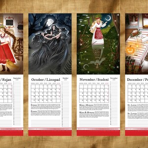 Slavic Calendar | Slavic Folklore | Calendar | 2025 | Wall Calendar - Etsy