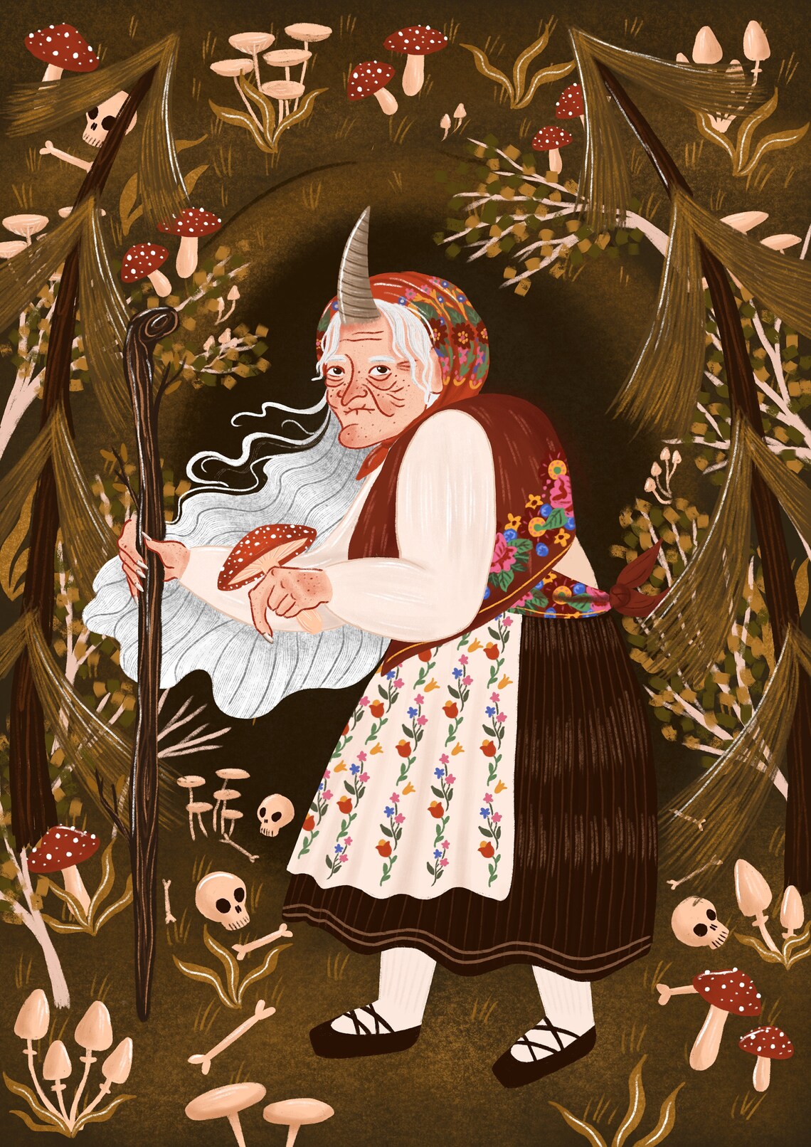 Baba Roga Slavic Mythology Slavic Folk Art Slavic | Etsy