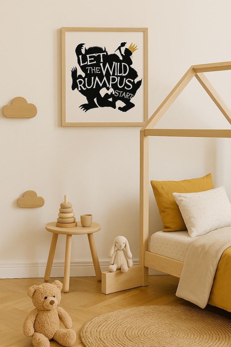 Let the Wild Rumpus Start Printable Poster – Where the Wild Things Are ...