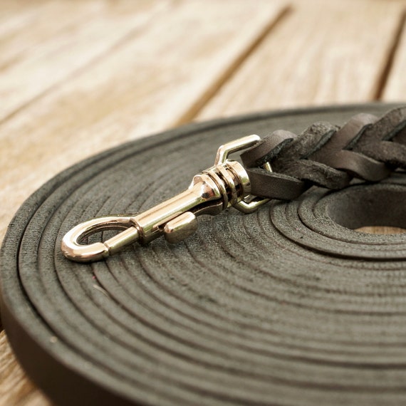 Track and Tow Leash Leather Leash Dog Leash - Etsy