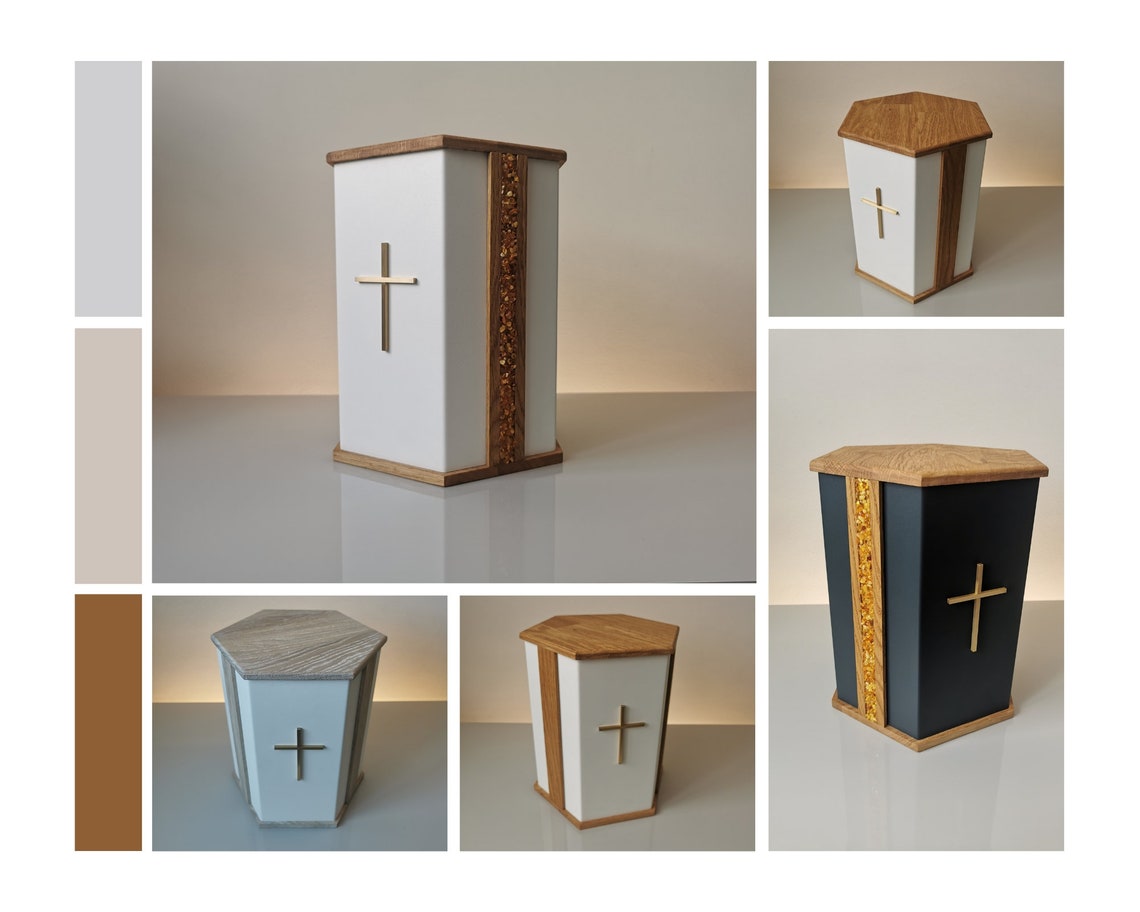 Adult Cremation Urn Unique Urn Modern Urn Handmade Urn Cremation Urn ...