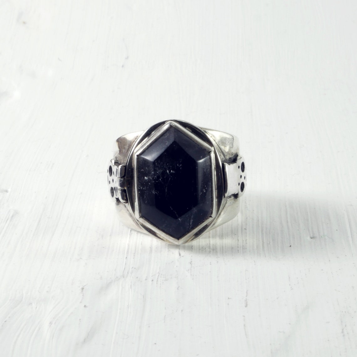Bague poison en argent sterling & cristal de roche Bague - Etsy France