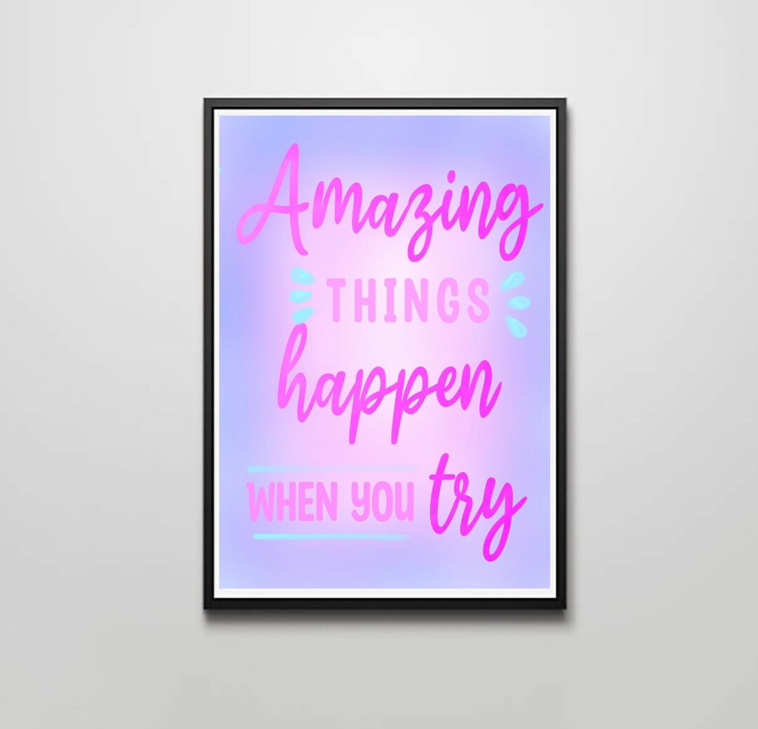 Amazing Things Classroom Poster - Etsy