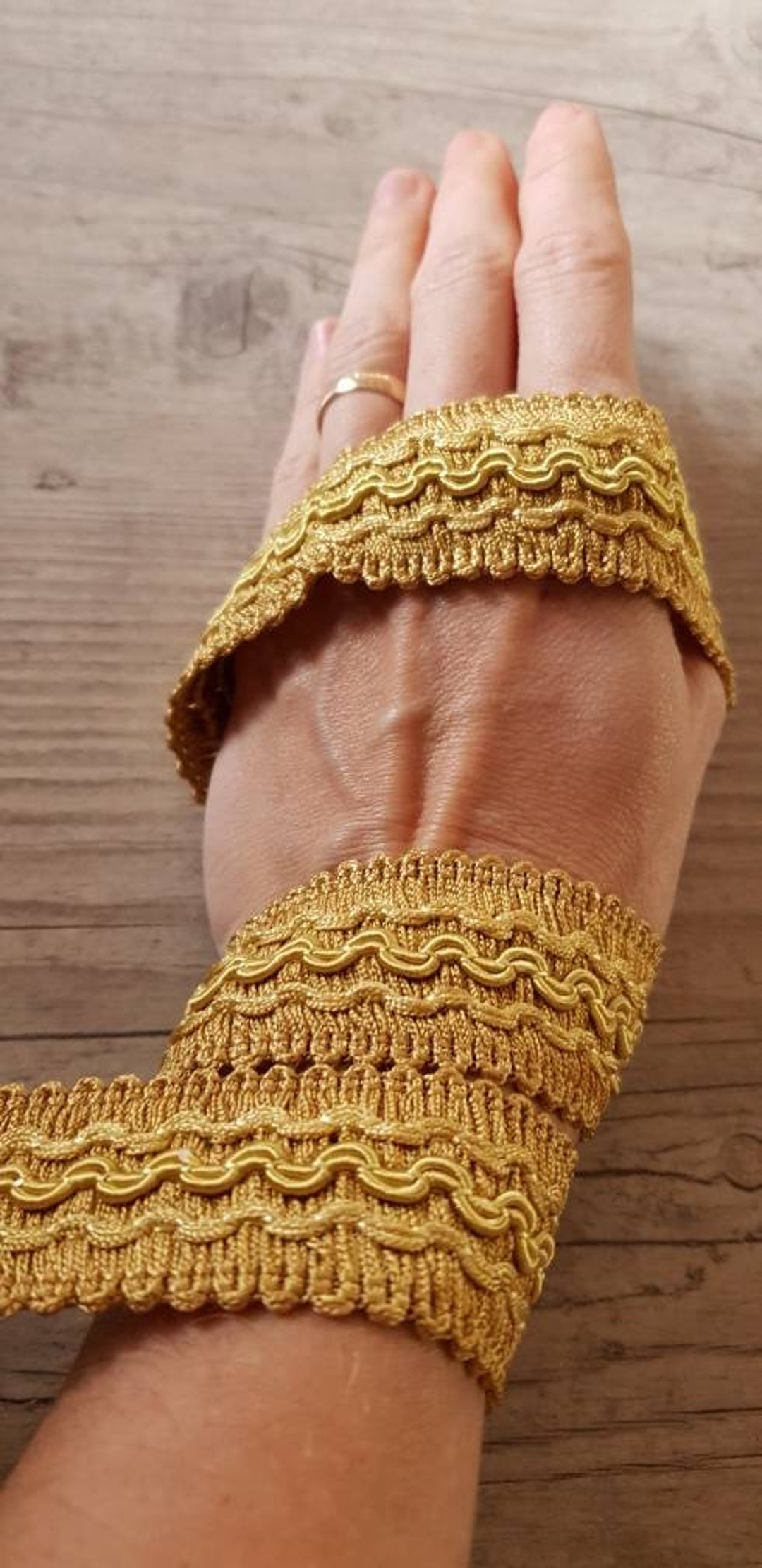 Medieval Lace, Lace, Woven by the Meter, Vintage, French Lace ...