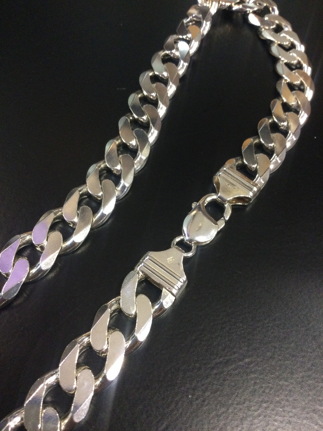 Sterling Silver Curb Chain 122gm 20 - Etsy
