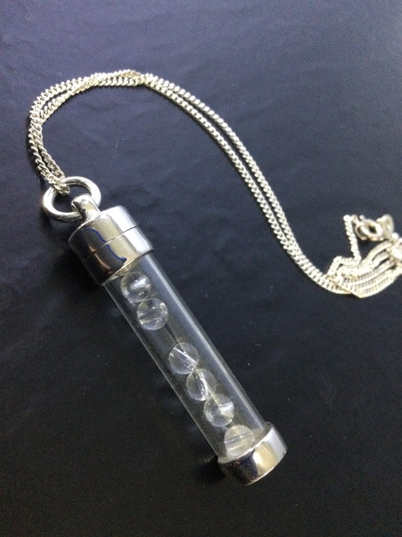 Etsy vial necklace store