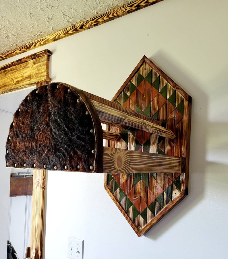 Wall Mount Wood Saddle Rack made to Order - Etsy