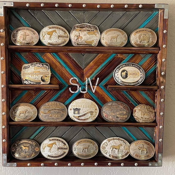 Rodeo Buckle Display Case - Etsy