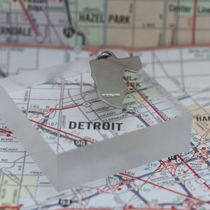 Vintage Enamel & Sterling Silver Florida State Map Charm - Etsy