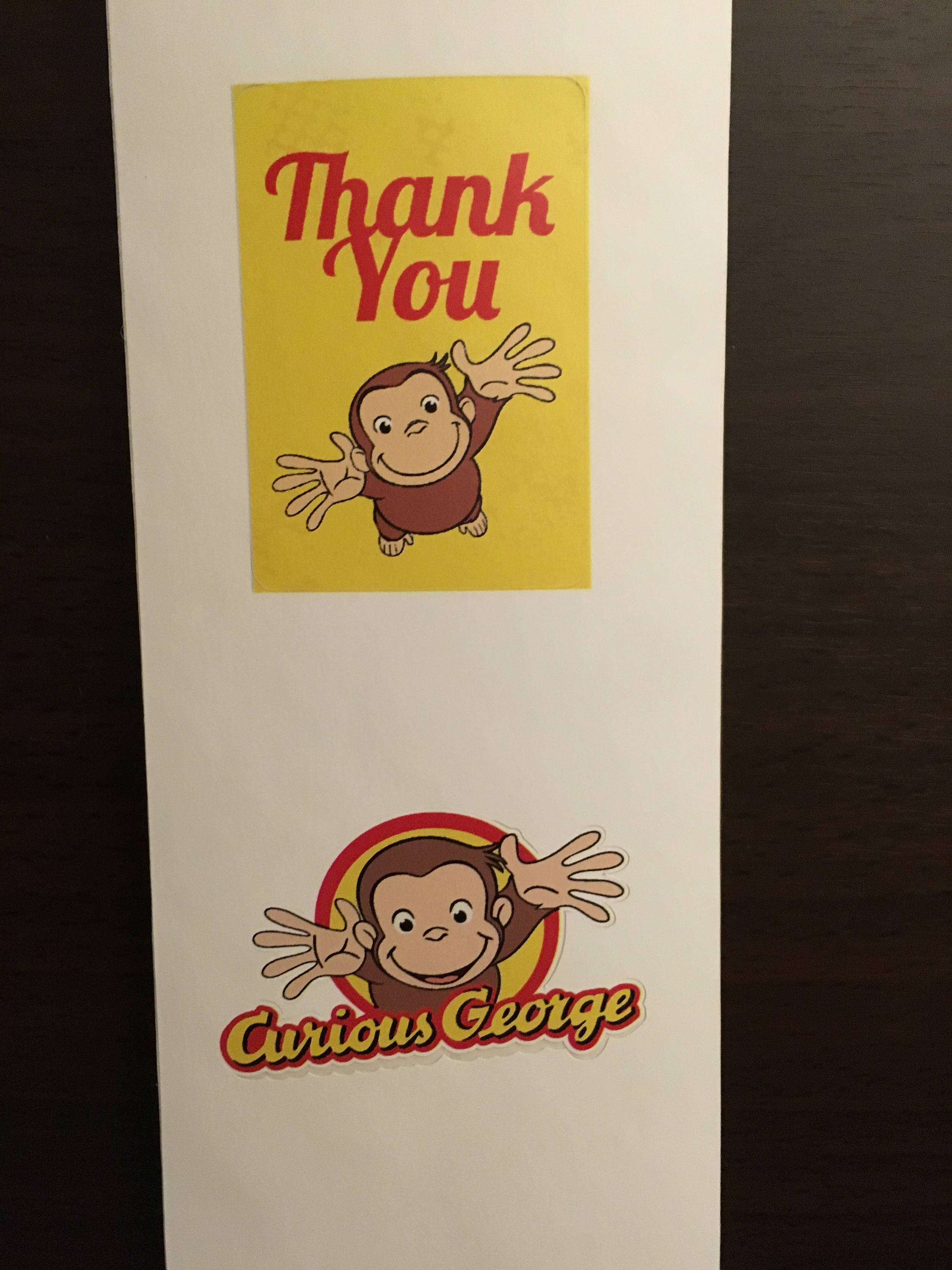 Set of 10 Curious George Stickers/ Decals Vintage Illustrations - Etsy