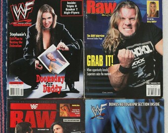 Wwe magazine | Etsy