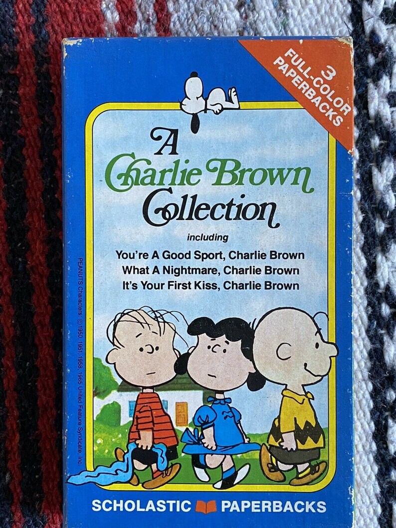 A Charlie Brown Collection 3 Full-color PB Boxed Set 1970s - Etsy