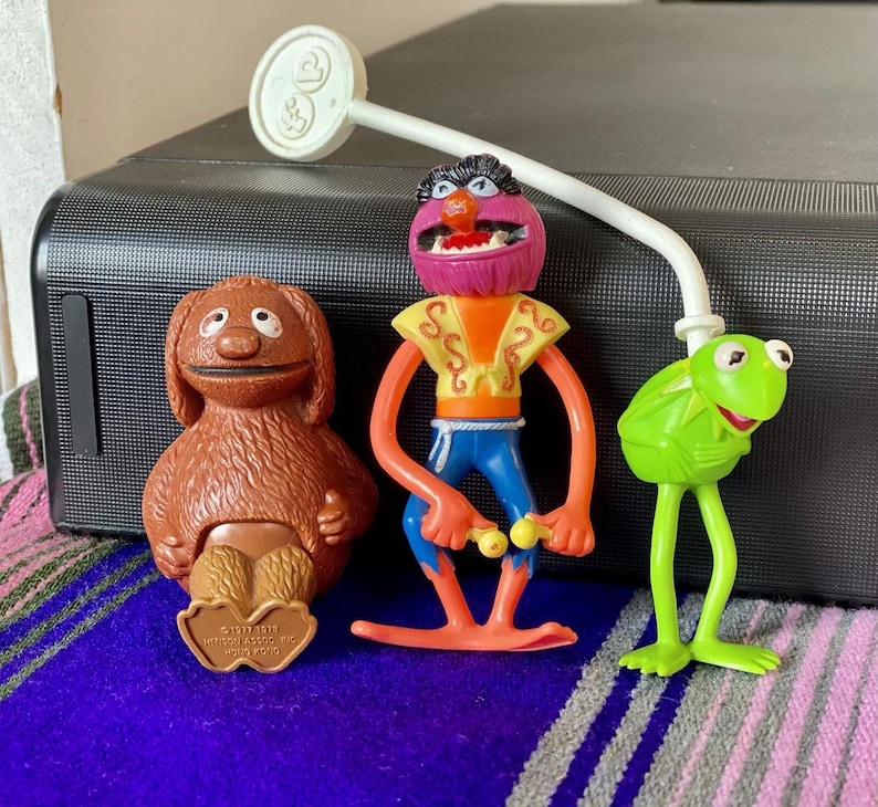 1978 Fisher Price Muppet Show Players Toy Figures Lot! Kermit Animal ...