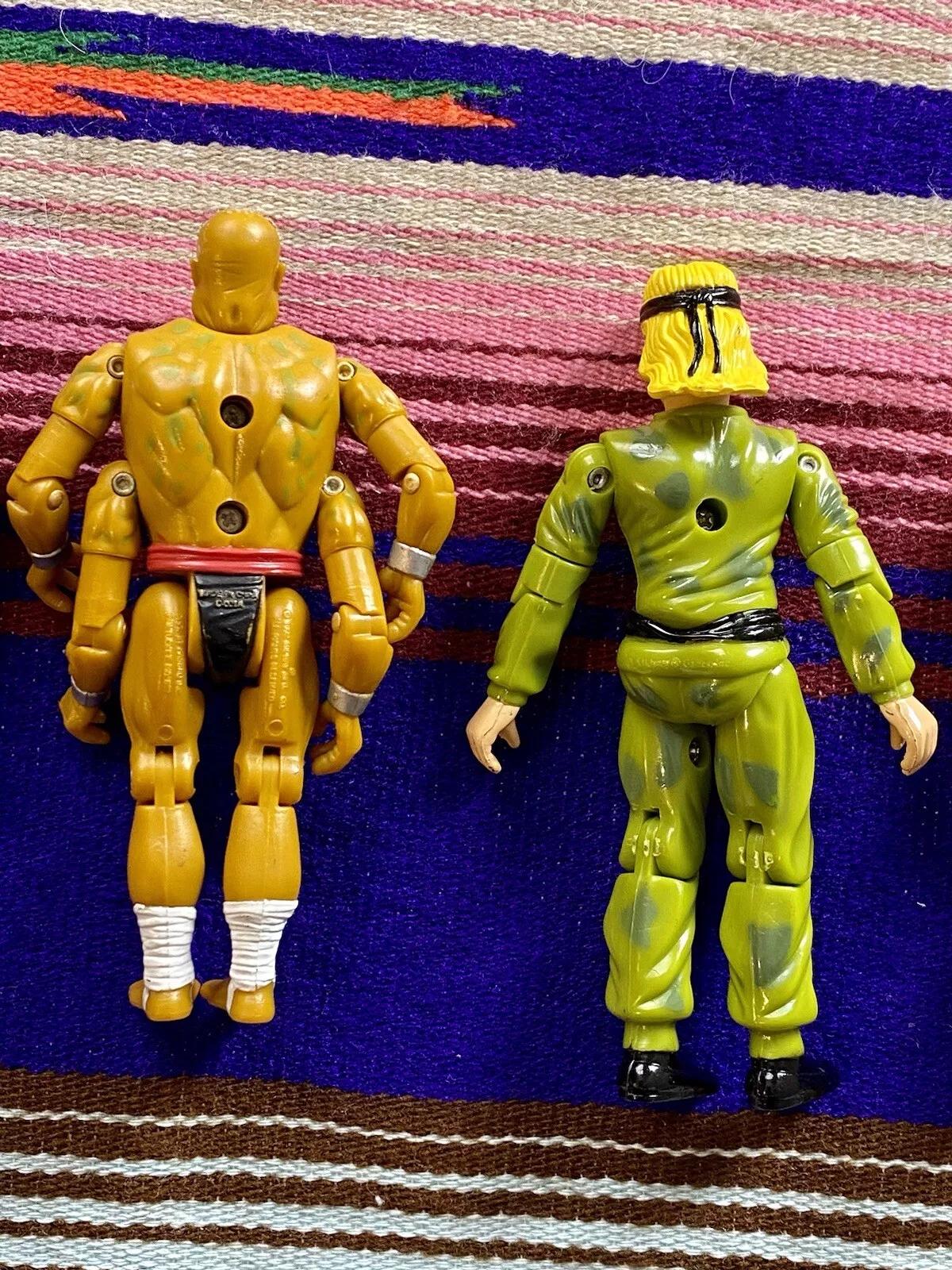 Vintage 90s Mortal Kombat Figures Lot Sonya Blade Cyrax Jax Goro Midway ...