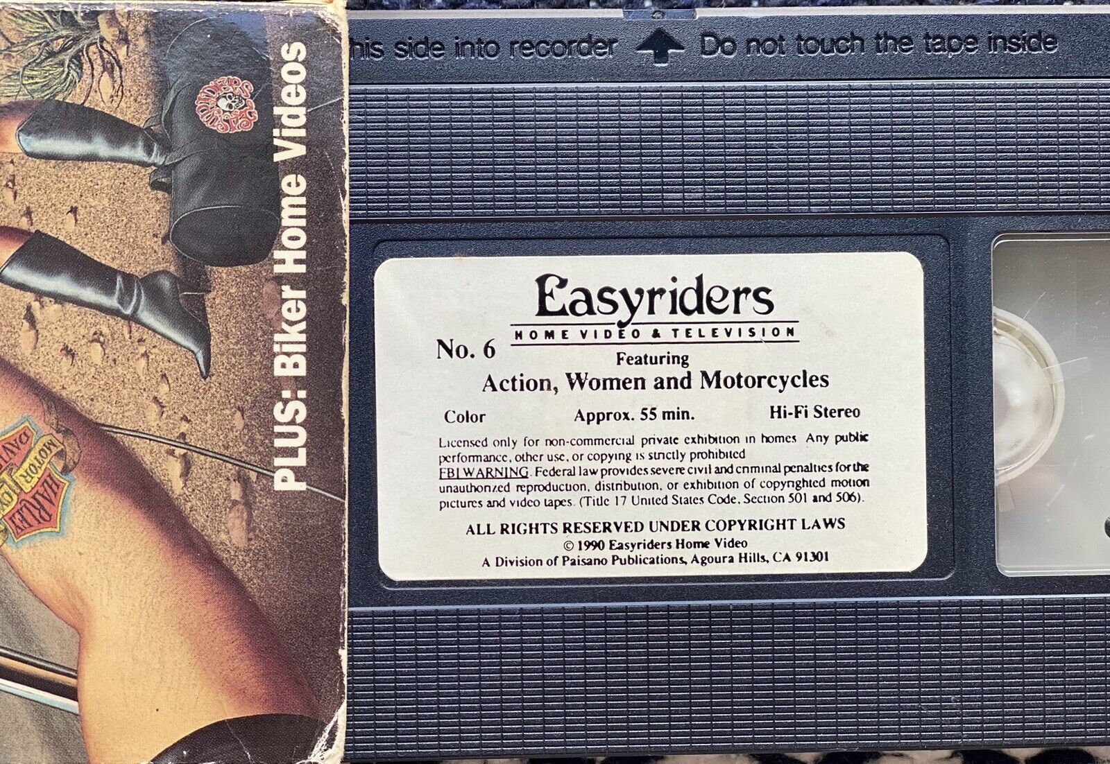 Sleazy Motorcycle VHS Lot Easy Riders Iron Horsemen Chrome Hearts Cycle ...