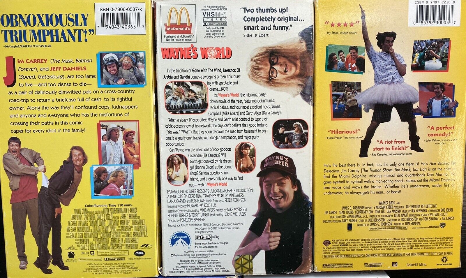 90s Comedy VHS Lot Wayne's World Billy Madison Dumb & - Etsy