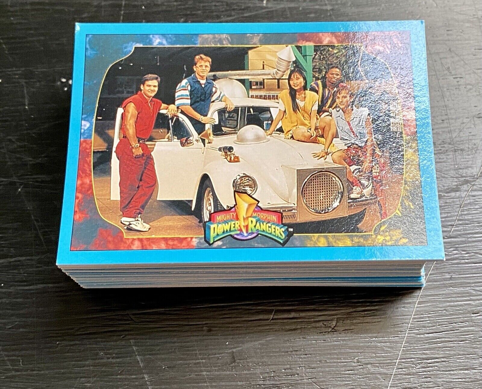 Mighty Morphin Power Rangers Trading Cards Set Complete Power Foils ...