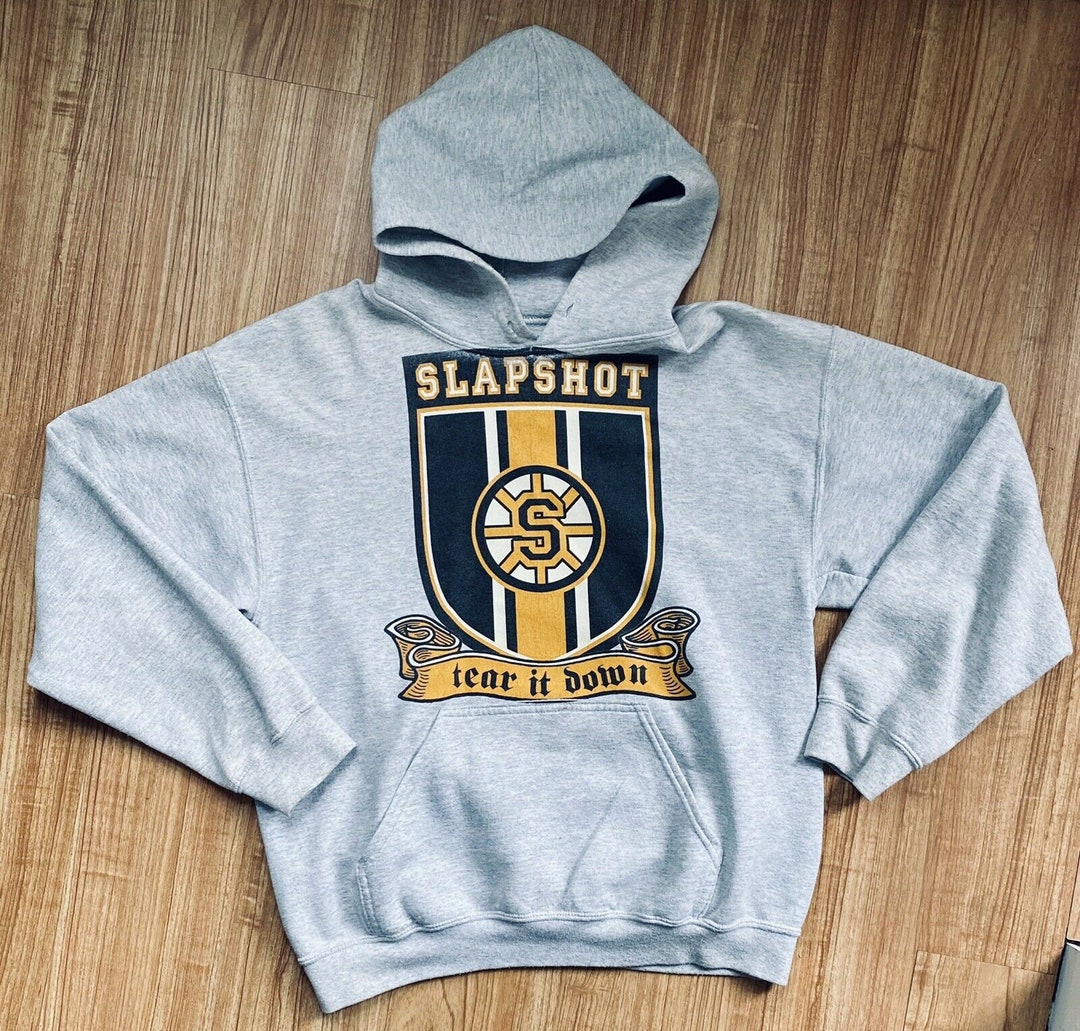 Rare SLAPSHOT tear It Down Band Hoodie Boston Hardcore Sz M Y2K Siege ...