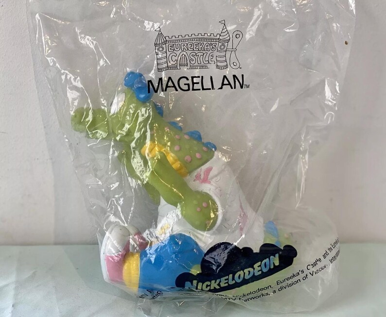 Vintage 1990 Nickelodeon Eureeka's Castle Rubber Hand Puppets Pizza Hut ...