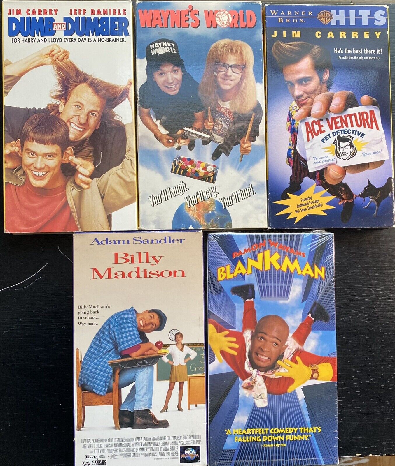 90s Comedy VHS Lot Wayne's World Billy Madison Dumb & - Etsy