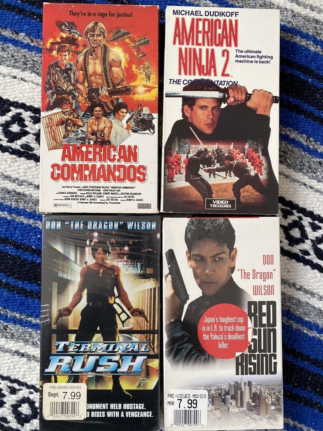80s 90s Action B-movie VHS Lot! American Commandos | American Ninja 2 ...