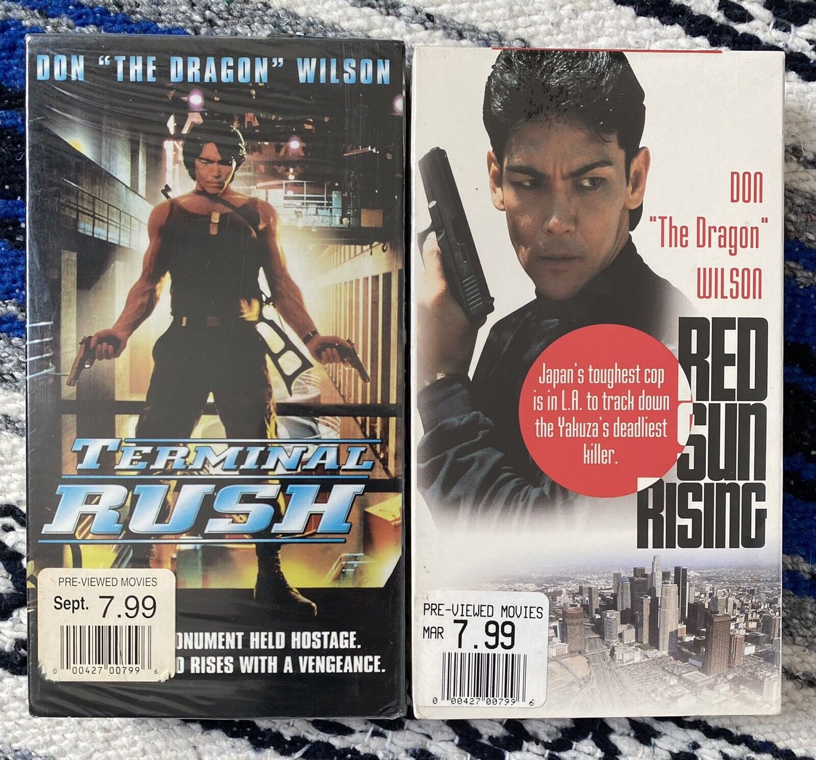 80s 90s Action B-movie VHS Lot American Commandos American Ninja 2 Red ...