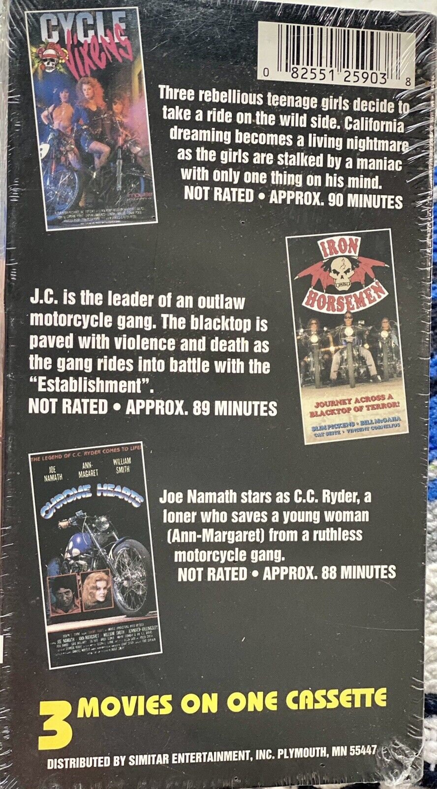 Sleazy Motorcycle VHS Lot Easy Riders Iron Horsemen Chrome Hearts Cycle ...