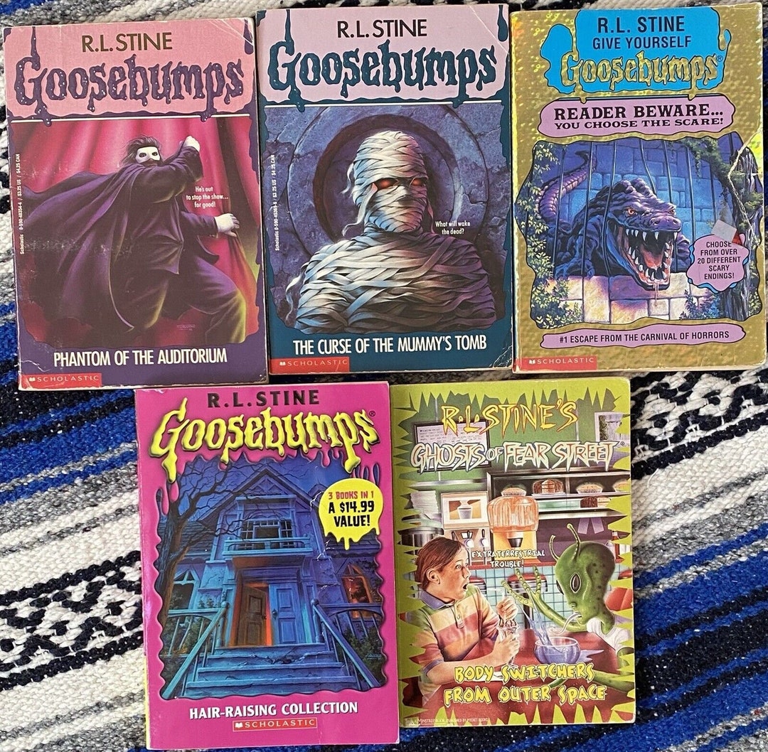 Lot of 5 Vintage Goosebumps Books Give Yourself Goosebumps - Etsy