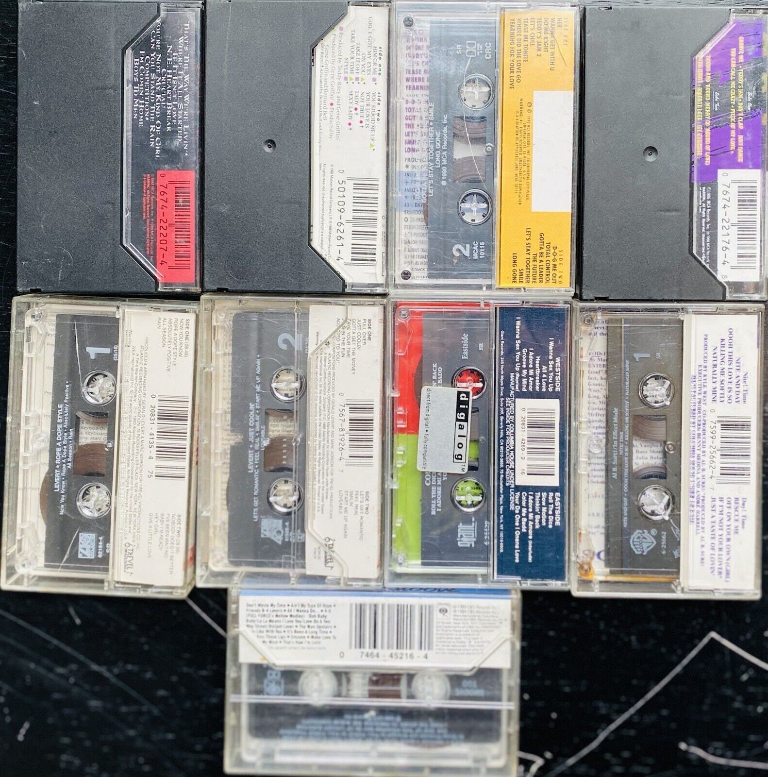 HUGE Lot of 80s 90s R&B Hip Hop Male Group Cassettes Levert, New ...