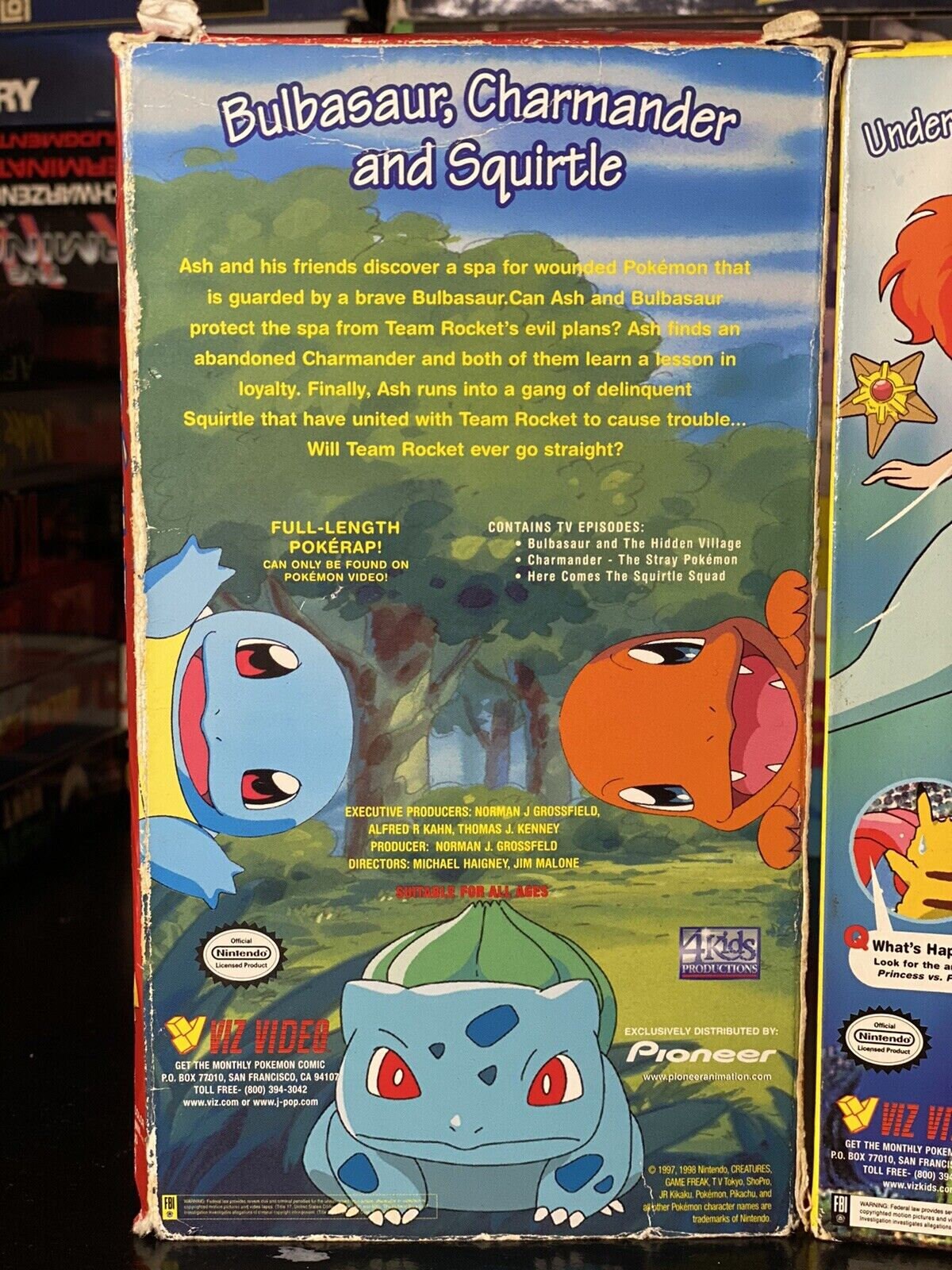 Vintage 90s Pokemon VHS Lot Our Hero Meowth Poke-friends - Etsy