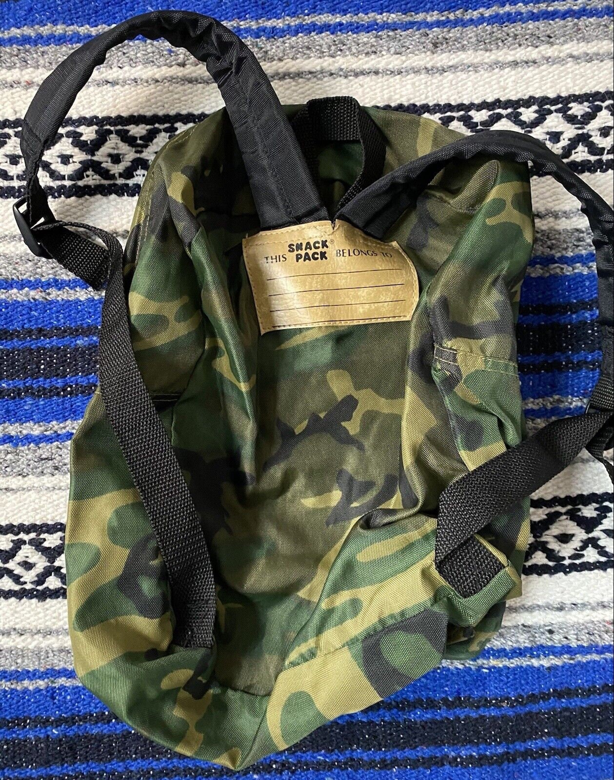 RARE 1987 GI JOE Snack Pack Camo Backpack Bag Hasbro Arah - Etsy